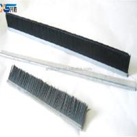 China Dustproof PVC Flexible Nylon Strip Brush Mohair Weather Pile Seal for Windows 10mm for sale