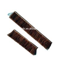 China Dustproof PVC Flexible Nylon Strip Brush Mohair Weather Pile Seal for Windows 10mm for sale