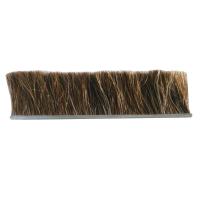 China Non Silicone Brush Pile Weather Stripping Dust Proof Door Nylon Brush Seal 0.8mm Thick for sale