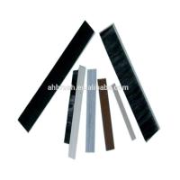 China Non Silicone Brush Pile Weather Stripping Dust Proof Door Nylon Brush Seal 0.8mm Thick for sale