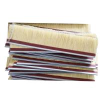 China Non Silicone Brush Pile Weather Stripping Dust Proof Door Nylon Brush Seal 0.8mm Thick for sale