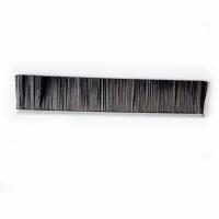 China Custom Aluminium Holder Nylon Strip Brush Door Sweep Seal Soundproof 2000mm for sale