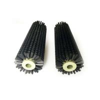 China Custom Nylon Bristle Fruit Cleaning Roller Brush Food Industrial for sale