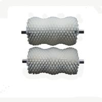 China Polyethylene Fruit Vegetable Cleaning Roller Brush Soft Nylon Custom Size for sale