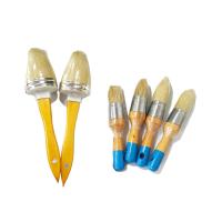China 3 Piece Chalk and Wax Paint Brush Set 24cm 15cm for Furniture DIY Painting for sale