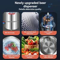 China Commercial Frozen Food Thawing Machine Meat Blood Removing Vegetable Washing And Dehydrating Integrated Machine for sale