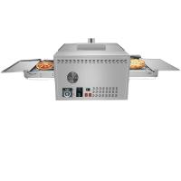China Continuous Chain Pizza Crust Baking Oven High Efficiency Hot Air Convection Hamburger Oven for sale