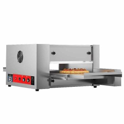 China Crawler Type Continuous Baking Oven Large Capacity Hot Air Cycle For Western Food Shop for sale