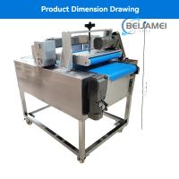 China Horizontal Hamburger Slicing Machine High Precision Cutting For Cake And Bread Processing for sale
