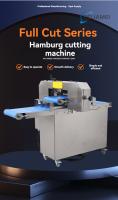 China Horizontal Hamburger Slicing Machine High Precision Cutting For Cake And Bread Processing for sale