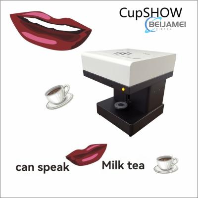 China High Precision 3D Food Printing Machine Commercial Latte Art Maker For Cake Pastry And Beverage Decorating for sale