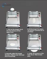 China Commercial Pizza Dough Press Machine Stainless Steel Pizza Base Forming Equipment For 7 Inch And 12 Inch Pizza for sale
