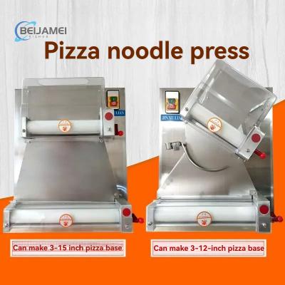 China Multifunctional Commercial Pizza Press Machine Easy Operation Dough Roller For 7 Inch To 12 Inch Pizza Base for sale