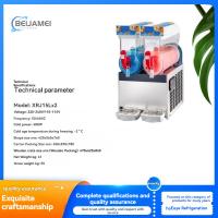 China Multi Functional Commercial Slush Machine Easy Operation Three Cylinder Ice Cream And Juice Dispenser for sale