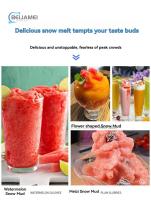 China Multi Functional Commercial Slush Machine Easy Operation Three Cylinder Ice Cream And Juice Dispenser for sale