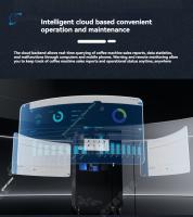 China Commercial Intelligent Coffee Milk Tea Machine QR Code Payment Quick Output Hot Cold Dual Use For Public Places for sale