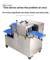 China Commercial Electric Fresh Meat Dicing Machine Multifunctional Meat Cutting Equipment For Strips Slices And Dices for sale