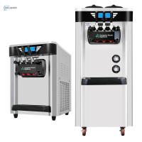 China Commercial Fully Automatic Hard Ice Cream Machine High Efficiency Hard Serve Ice Cream Maker For Dessert Shops for sale