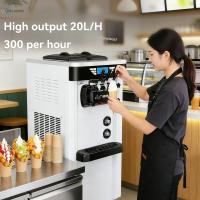 China Commercial Fully Automatic Hard Ice Cream Machine High Efficiency Hard Serve Ice Cream Maker For Dessert Shops for sale