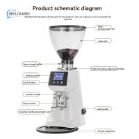 China Q18 High Efficiency Espresso Grinder Commercial Quantitative Direct Discharge Coffee Grinding Machine for sale