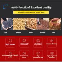 China Multipurpose Small Rice Thresher Easy Operation Home Use Grain Sheller For Wheat Soybean And Sorghum for sale