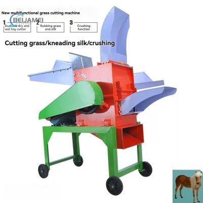 China Multifunctional Corn Straw Feed Grinder Efficient Grass Chaff Cutter And Rubbing Machine For Pasture And Sheep for sale
