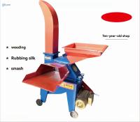 China Multifunctional Corn Straw Feed Grinder Efficient Grass Chaff Cutter And Rubbing Machine For Pasture And Sheep for sale