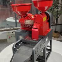 China Household Small Rice Mill Machine Professional Germ Rice Mill Fine Bran Making And Rice Hulling Integrated Machine for sale