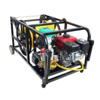 China Multifunctional Orchard Sprayer Hand Push Pipe Reel Gasoline Powered Remote Control Automatic Pipe Rewinding Spraying Machine for sale