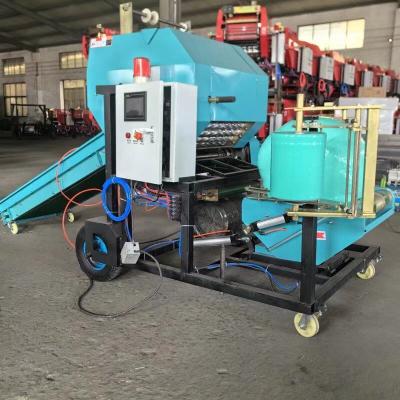 China Automatic Round Bale Baler And Wrapper Machine Straw Forage Pressing Machine Silage Baler For Farm Use for sale