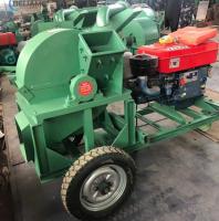 China Heavy Duty Wood Shredder Shaving Machine Wet Dry Log Crusher For Mushroom Growing Sawdust Processing for sale