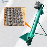 China Household Grain Suction Machine Screw Conveyor Galvanized Pipe For Corn Feed Pellet Lifting for sale