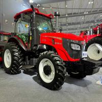 China Small Farm Diesel Tractor 4WD Multifunctional Orchard Greenhouse Plowing Rotary Cultivator Machine for sale