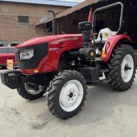China Small Farm Diesel Tractor 4WD Multifunctional Orchard Greenhouse Plowing Rotary Cultivator Machine for sale