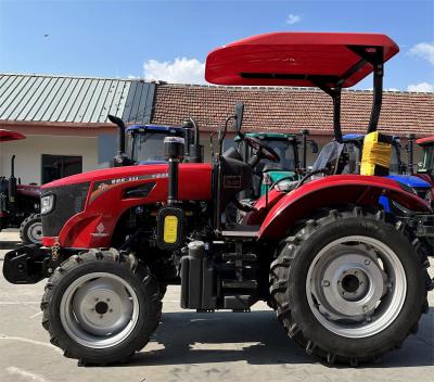 China Household Four Wheel Diesel Tractor Multifunctional Plowing Rotary Cultivator For Farm Greenhouse for sale