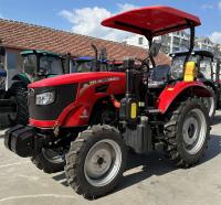 China Household Four Wheel Diesel Tractor Multifunctional Plowing Rotary Cultivator For Farm Greenhouse for sale