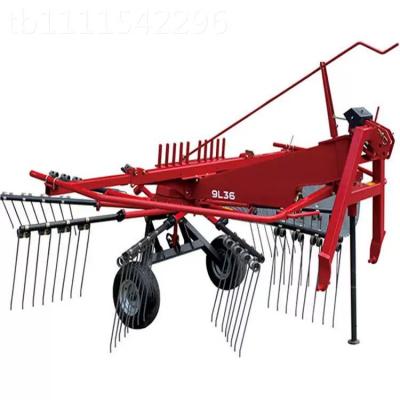 China Hydraulic Trailed Disc Hay Rake Adjustable Finger Wheel Farm Grass Collecting Equipment for sale