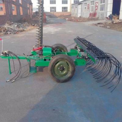 China Hydraulic Traction Disc Hay Rake Agricultural Spring Tooth Grass Collecting Machinery for sale
