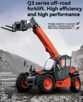 China Diesel Telescopic Handler Multifunctional Telescopic Forklift For Aerial Work And Cargo Handling for sale