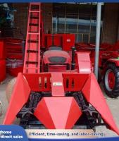 China Four Wheel Tractor Mounted Mini Corn Harvester Agricultural Silage Feed Straw Chopper Harvester for sale