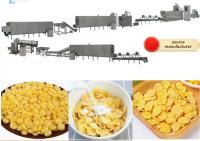 China Twin Screw Extruder Breakfast Cereal Food Machine Automatic Corn Flakes Processing Line for sale