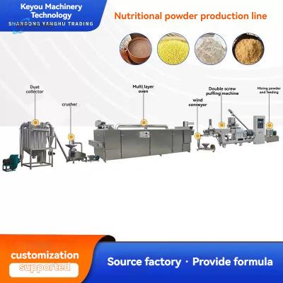 China Food Extruder Nutrition Powder Processing Machinery Instant Rice Powder Production Line for sale