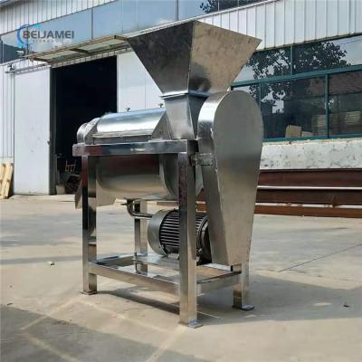 China Stainless Steel Large Capacity Vegetable Juice Screw Press Juicer Celery Ginger Pepper Bergamot Extractor for sale