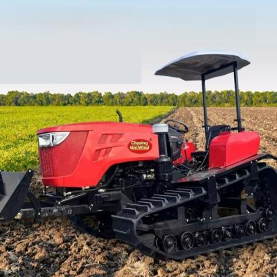 China Agricultural Crawler Type Rotary Tiller Mini Multifunctional Dry Paddy Field Ditching Micro Cultivator Machine for sale