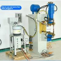 China Medium Frequency Pneumatic Nut Projection Welder DC Inverter Automatic No Mark Spot Welding Machine for sale