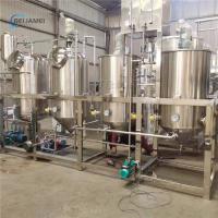 China Industrial Crude Edible Oil Refining Machine Soybean Tea Seed Oil Bleaching Degreasing Complete Equipment for sale