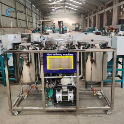 China Complete Set Edible Oil Refining Equipment Stainless Steel Crude Oil Degumming Bleaching And Deodorizing Machine for sale