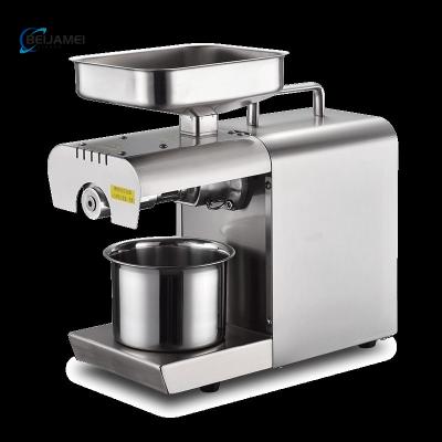 China Stainless Steel Peanut Sesame Oil Press Machine Small Home Use Automatic Tea Seed Oil Extractor for sale