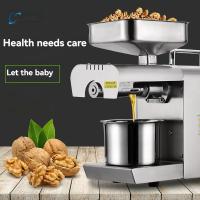 China Automatic Stainless Steel Oil Press Mini Home Use Machine For Peanut Sesame Tea Seed for sale