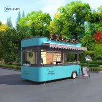 China Outdoor Mobile Food Cart Container Food Truck Street Vending Kiosk Commercial Apple Cabin Retail Booth for sale